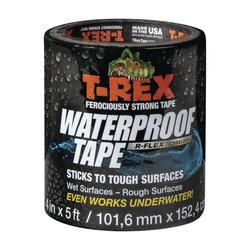 T-REX® 4" x 5' Black Ferociously Strong® Waterproof Tape at Menards®