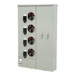 Siemens® Uni-PAK 225-Amp, 4-Position, 600-Amp Bus, No Bypass Meter ...