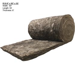 R-19 SilverCote Post Frame Unfaced Fiberglass Insulation Roll 6" x 93 ...