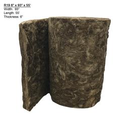 R-19 SilverCote Post Frame Unfaced Fiberglass Insulation Roll 6" x 93 ...