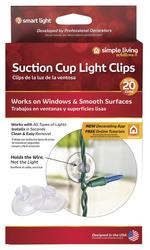 Simple Living Solutions Suction Cup Light Clip - 20 Pack at Menards®
