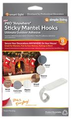 Simple Living Solutions Mantel Hook Sticky Clip - 8 Pack at Menards®