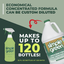 Simple Green® Concentrated Industrial Cleaner and Degreaser - 128 oz ...