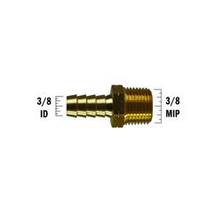 Sioux Chief 3/8" ID Barb x MIP Brass Adapter at Menards®