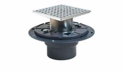 Sioux Chief 2" PVC Square-Head Shower Pan Drain with Chrome Plated ...