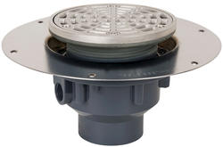 Sioux Chief Halo™ Adjustable Floor Drain with Deck Flange at Menards®