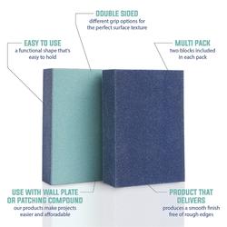 SD Home™ Products Dual Grit Drywall Sanding Sponges - 2 Pack at Menards®