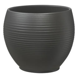 7.9" Black Matte Ceramic Manacor Planter at Menards®