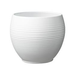 6.3" White Matte Ceramic Manacor Planter at Menards®