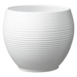 7.9" White Matte Ceramic Manacor Planter at Menards®