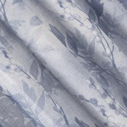 No. 918 Hilary 54"W x 84"L Blue Semi-Sheer Rod Pocket Curtain Panel at ...