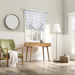 No. 918 Arris 42"W x 63"L Navy Light Filtering Rod Pocket Window Tie-Up ...