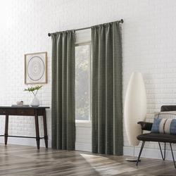 Sun Zero® Byron 74"W x 84"L Sage Green Room Darkening Back Tab Curtain ...