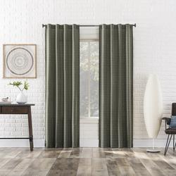 Sun Zero® Byron 74"W x 84"L Sage Green Room Darkening Back Tab Curtain ...