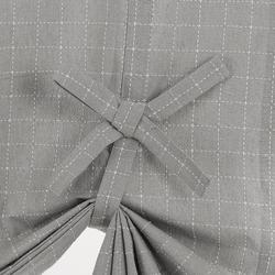 No. 918 Marcel 42"W x 63"L Grey Light Filtering Rod Pocket Window Tie ...