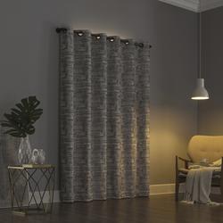 Sun Zero® Della 40"W x 63"L Grey Blackout Grommet Curtain Panel at Menards®
