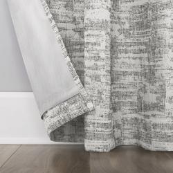 Sun Zero® Della 40"W x 63"L Grey Blackout Grommet Curtain Panel at Menards®