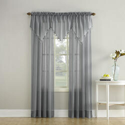No. 918 Erica 51"W x 95"L Charcoal Light Filtering Rod Pocket Curtain ...