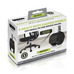 Slipstick® 2" Office Chair Swivel Caster Wheels - 5 Pack at Menards®