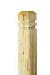 AC2® 4 x 4 x 54 Green Pressure Treated Chamfered Deck Post at Menards®