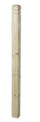 AC2® 4 x 4 x 54 Green Pressure Treated Chamfered Deck Post at Menards®