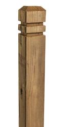 AC2® 4 x 4 x 54 CedarTone Premium Pressure Treated Chamfered Deck Post ...