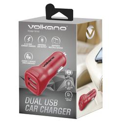 Volkano Voyage Series Dual USB Car Charger - Red at Menards®