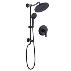 Modland One-Handle 1-Spray Matte Black Shower Faucet With 5-Spray ...