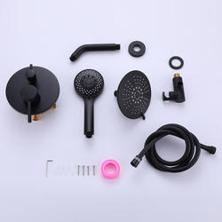 Modland Two-Handle 5-Spray Matte Black Shower Faucet at Menards®