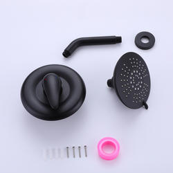 Modland One-Handle 5-Spray Matte Black Shower Faucet at Menards®