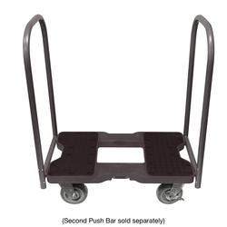 Snap-Loc® 33-1/2" x 20-1/2"D 1800 LB Black Super-Duty E-Track Push Cart ...