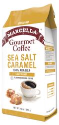 Marcella® Sea Salt Caramel 100% Arabica Light Roast Gourmet Ground ...