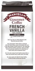 Marcella® French Vanilla 100% Arabica Light Roast Gourmet Ground Coffee ...