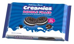 Delicious Farm Creamies Double Filled Chocolate Sandwich Cookies - 14.3 ...