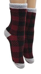 Yuletide Ladies' Crew Buffalo Plaid Cozy Sock - 1 Pair at Menards®