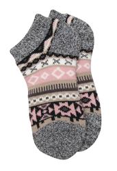 Yuletide Ladies' Anklet Pink Tribal Cozy Sock - 1 Pair at Menards®