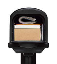 Architectural Mailboxes® Classic 1™ Black Mailbox and Post Cover Kit at ...