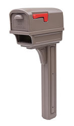 Architectural Mailboxes® Gentry Mocha Mailbox and Post Cover Kit at ...