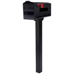 Gibraltar Mailboxes® 41" Patriot Black Mailbox Post & Mounting Kit at ...
