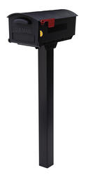 Gibraltar Mailboxes® 41" Patriot Black Mailbox Post & Mounting Kit at ...