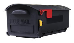 Architectural Mailboxes® Patriot Black Post-Mount Mailbox at Menards®