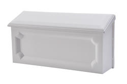 Gibraltar Mailboxes® Windsor White Wall-Mount Mailbox at Menards®