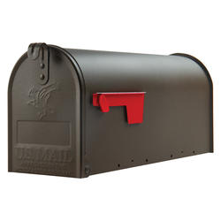 Architectural Mailboxes® Elite Venetian Bronze Post-Mount Mailbox at ...