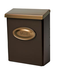 Gibraltar Mailboxes® Designer Venetian Bronze Locking Wall-Mount ...