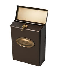 Gibraltar Mailboxes® Designer Venetian Bronze Locking Wall-Mount ...