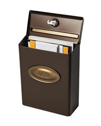 Gibraltar Mailboxes® Designer Venetian Bronze Locking Wall-Mount ...