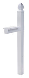 Architectural Mailboxes® 59" Whitley White Mailbox Post at Menards®