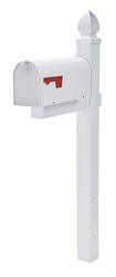 Architectural Mailboxes® 59" Whitley White Mailbox Post at Menards®