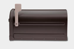 Architectural Mailboxes® Roxbury Rubbed Bronze Post Mount Mailbox at ...