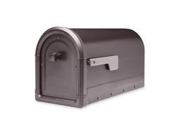 Architectural Mailboxes® Roxbury Rubbed Bronze Post Mount Mailbox at ...